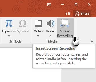 powerpoint screen recording computer audio