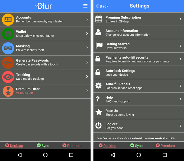 Blur Can Hide Your Credit Cards, Emails, And More