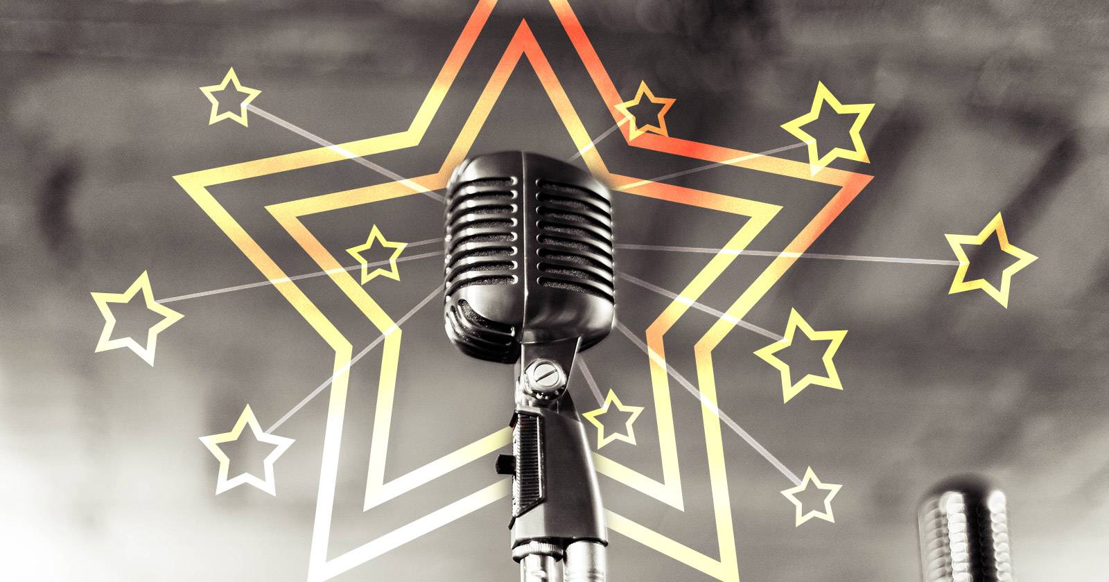 6 Sparkling Star-Lit Social Networks for Singers