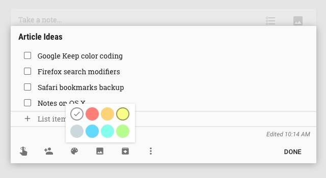 How to Better Organize Notes in Google Keep With Color Coding