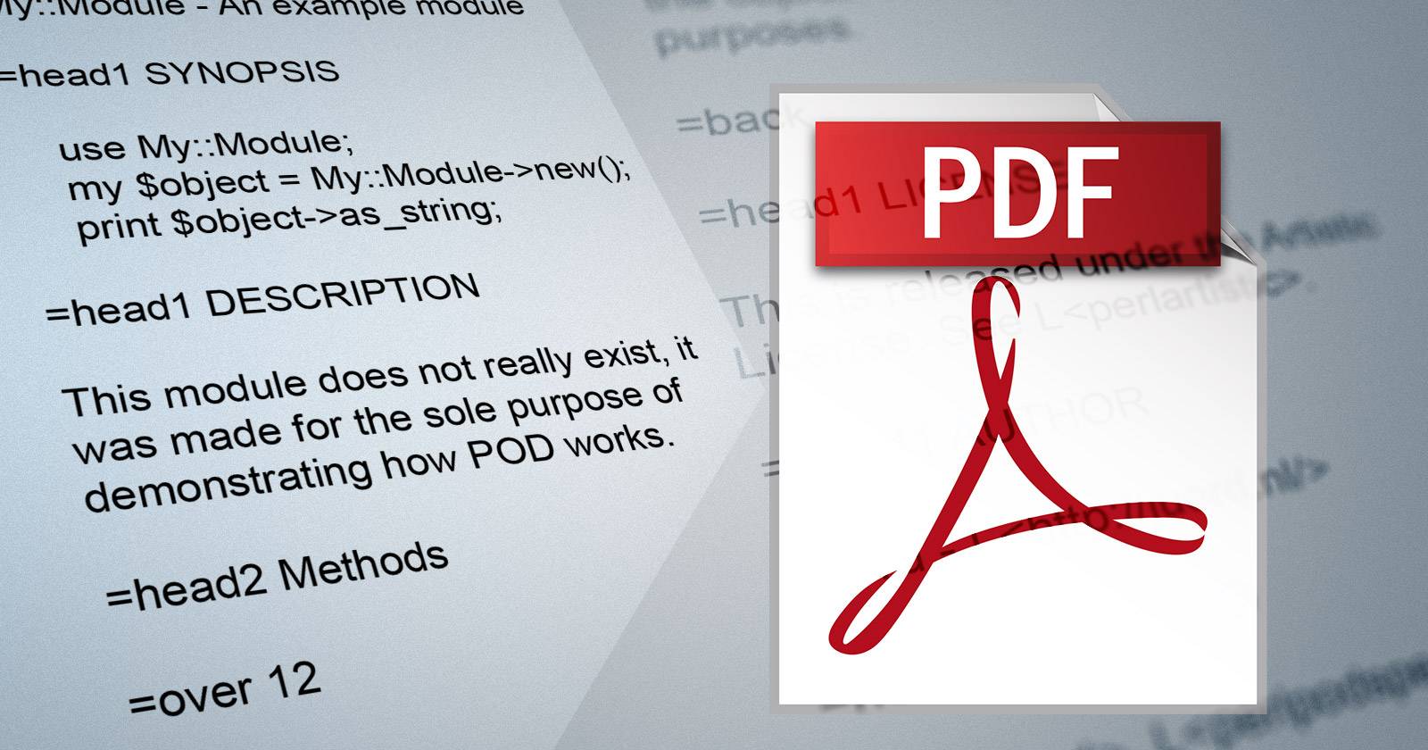 How to Open & Convert POD to PDF to Read Perl Documentation