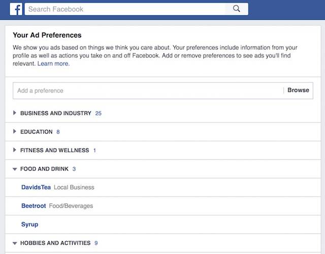How To Perfectly Tailor The Facebook Adverts You See