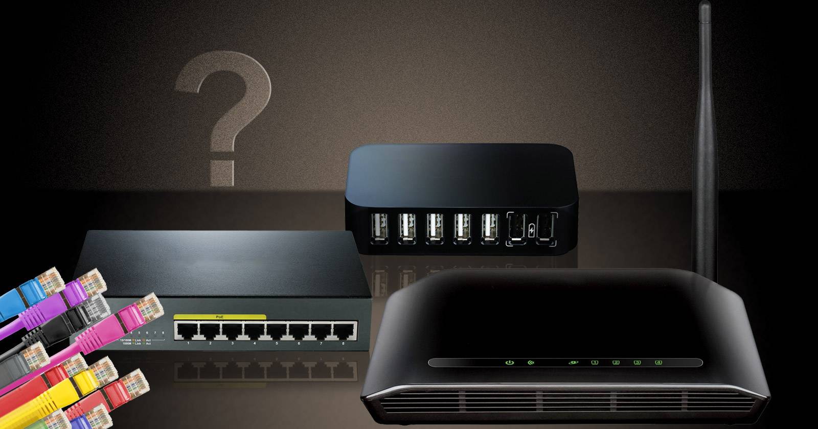 What's the Difference Between Routers, Hubs, and Switches?