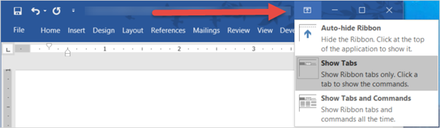 How to Optimize the Office 2016 Ribbon or Menu Interface