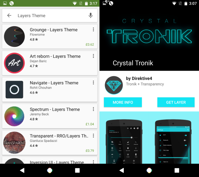 Android Nougat Navbar & More: Try These RRO Layers Themes