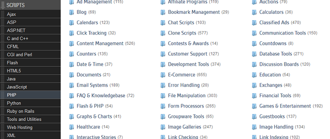 5 Best Free PHP Script Resources Online