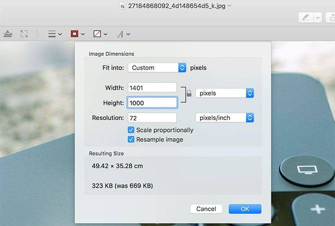 How to Resize Images on Mac Using Photos or Preview