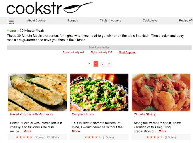 No Time? Cook Quick Meals With These 12 Recipe Sites for Everyone