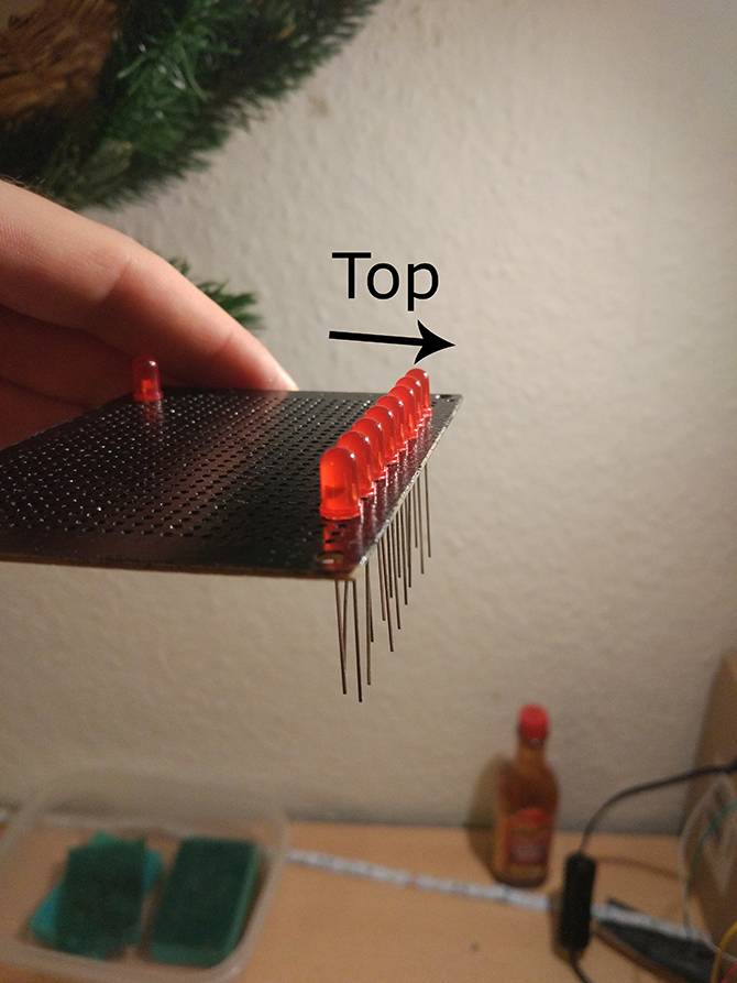 Upgrade Your Christmas Wreath With a Motion Activated LED Matrix