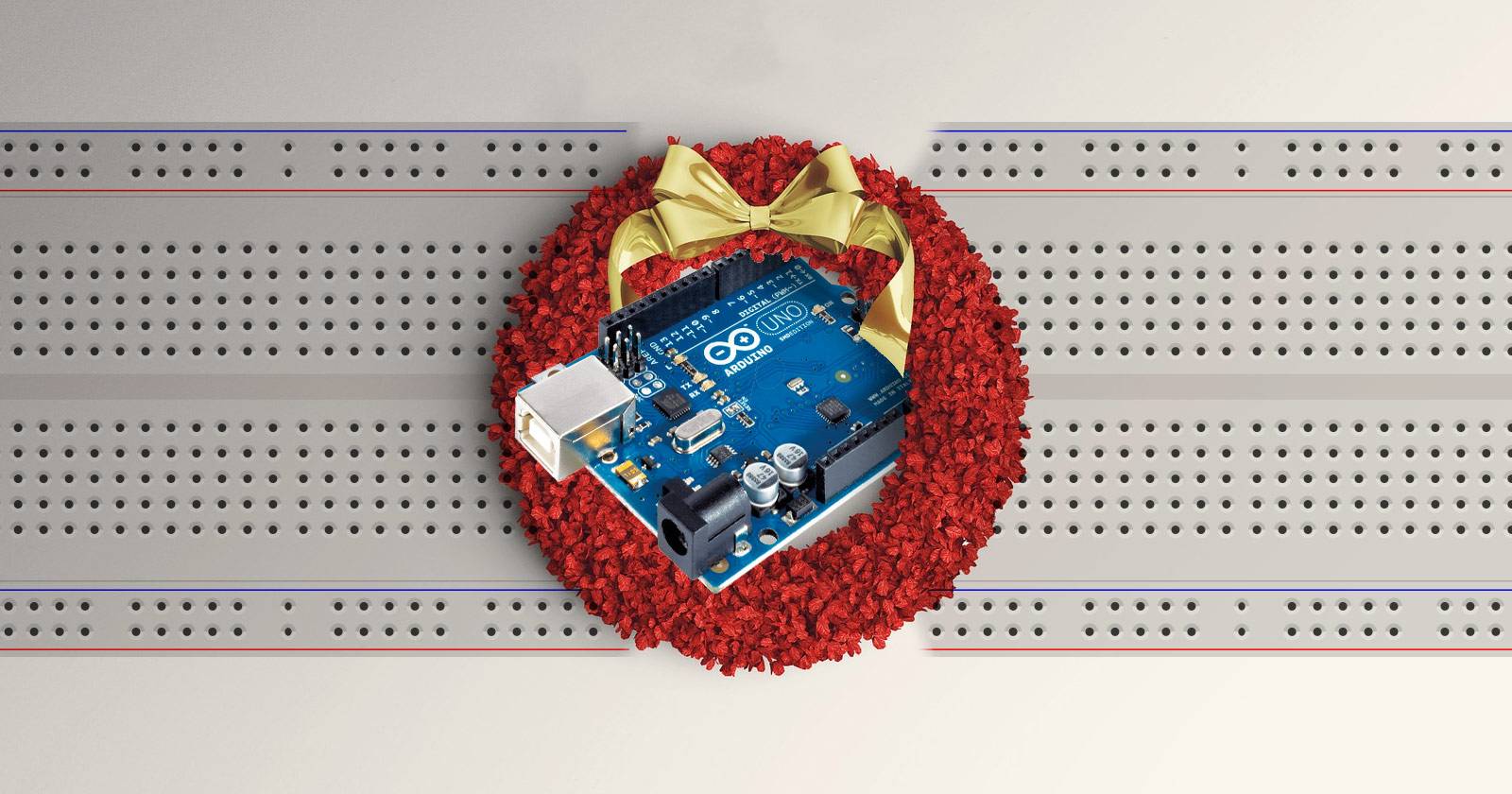 Upgrade Your Christmas Wreath With a Motion Activated LED Matrix