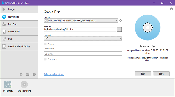 How to Create & Mount Disc Images on a Virtual Drive