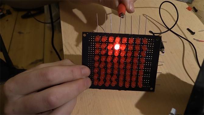 Upgrade Your Christmas Wreath With a Motion Activated LED Matrix