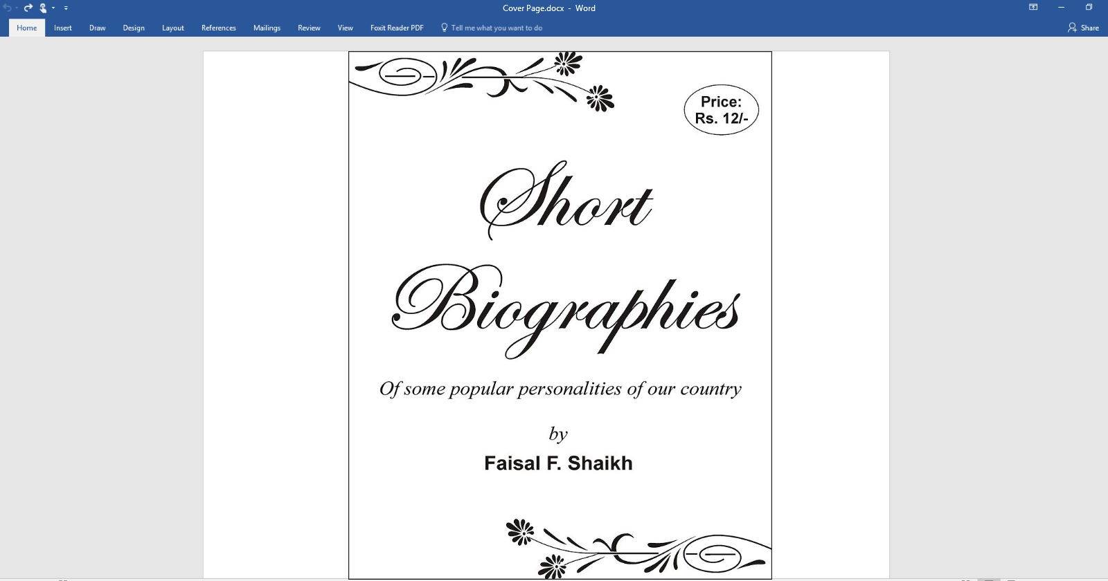 How to Make a Custom Cover Page in Microsoft Word