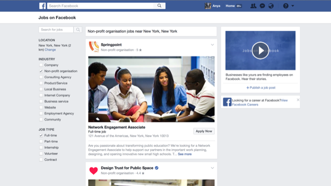 Is Jobs on Facebook the Best Job Search Engine in 2017?