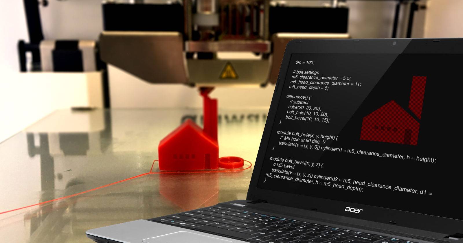 Beginner's Guide to OpenSCAD: Programming 3D Printed Models
