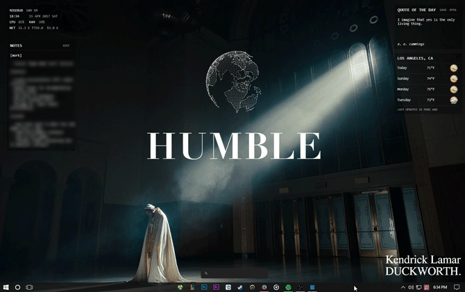 How to Create a Custom Rainmeter Theme for Your Windows Desktop