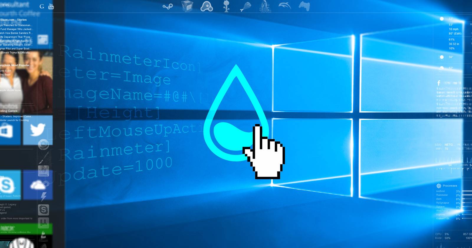 How to Create Custom Rainmeter Icons and Application Launchers