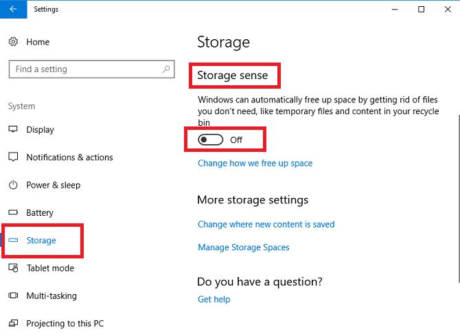 Automatically Free Up Disk Space with Windows 10 Storage Sense