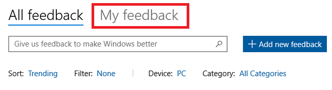 How to Use the Windows 10 Feedback Hub