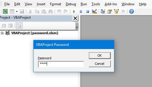 How to Recover an Excel VBA Password