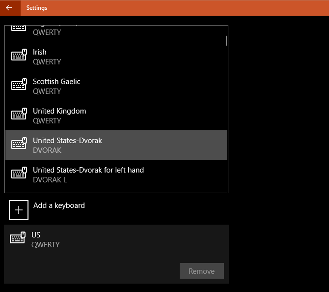 How to Switch to Alternate Keyboard Layouts in Windows 10