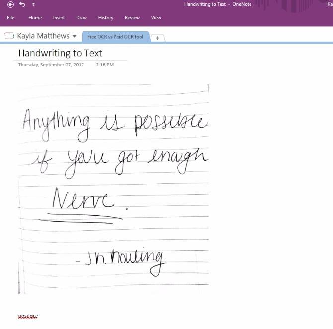 Free vs. Paid OCR Software: Microsoft OneNote and Nuance OmniPage Compared