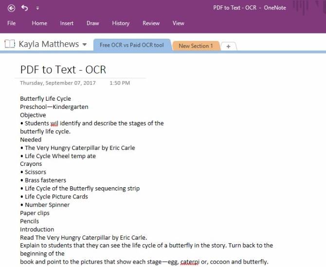 Free vs. Paid OCR Software: Microsoft OneNote and Nuance OmniPage Compared