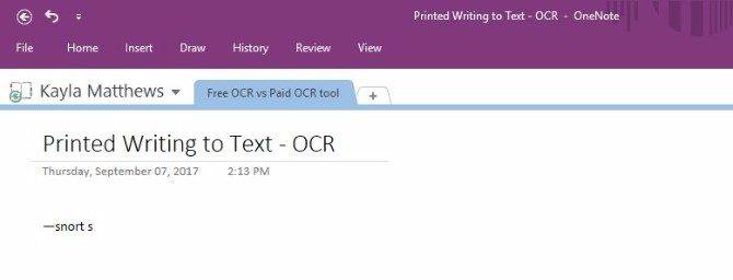 Free vs. Paid OCR Software: Microsoft OneNote and Nuance OmniPage Compared