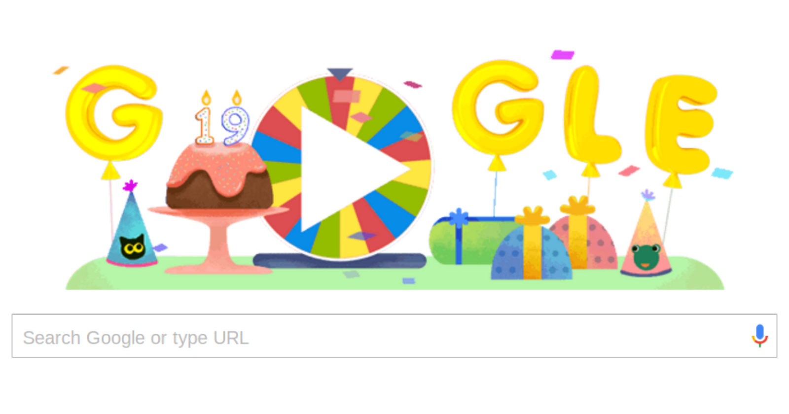 Google Birthday Surprise Spinner Lets You Play Old Games