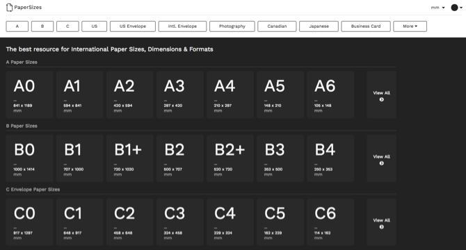 A One-Stop Guide to Every Paper Size You'd Need to Know About