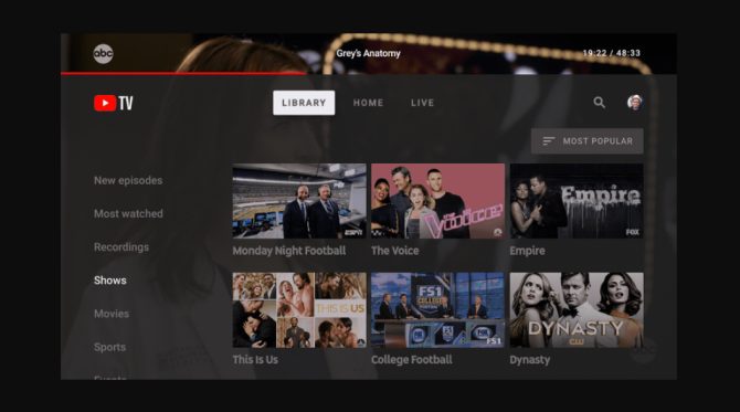 YouTube TV Gets Its Own Dedicated Television App