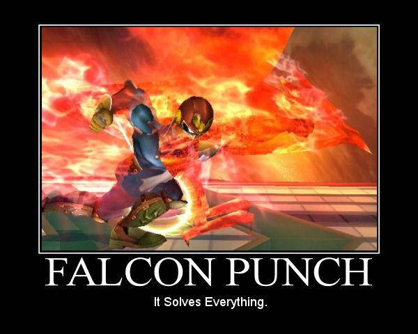 falcon punch computer screen