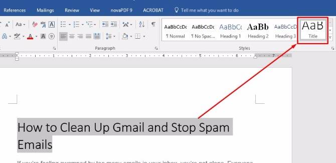 How to Use Styles in Microsoft Word and Save Time