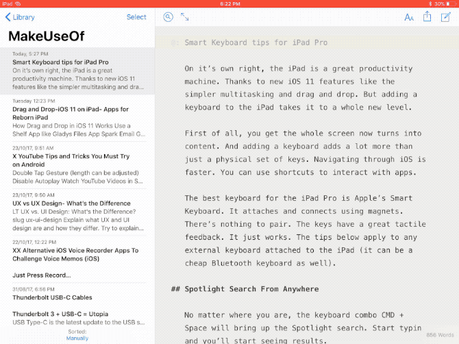 The Most Useful Smart Keyboard Tips and Tricks for iPad Pro