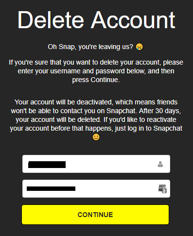 How to Delete Your Snapchat Account