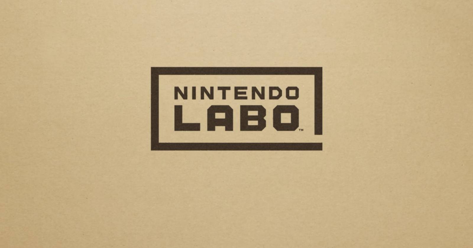 Nintendo Labo Is Cardboard LEGO for Your Switch