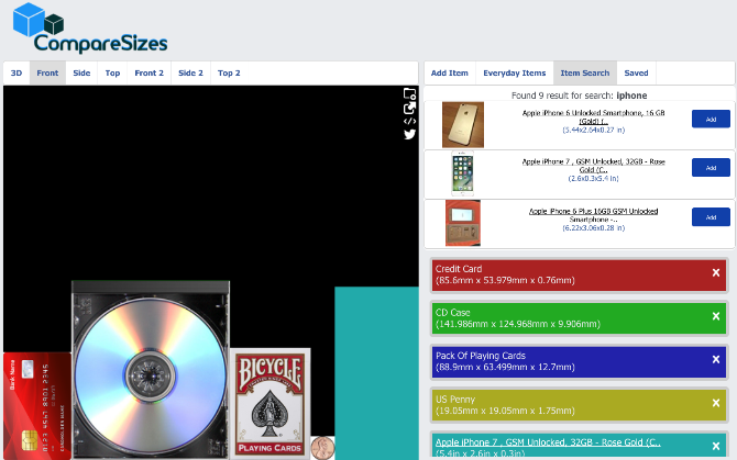 See True Size: Measure or Compare the Real Sizes of Anything