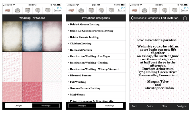 6 Digital Wedding Invitation Apps to Save Money and Time