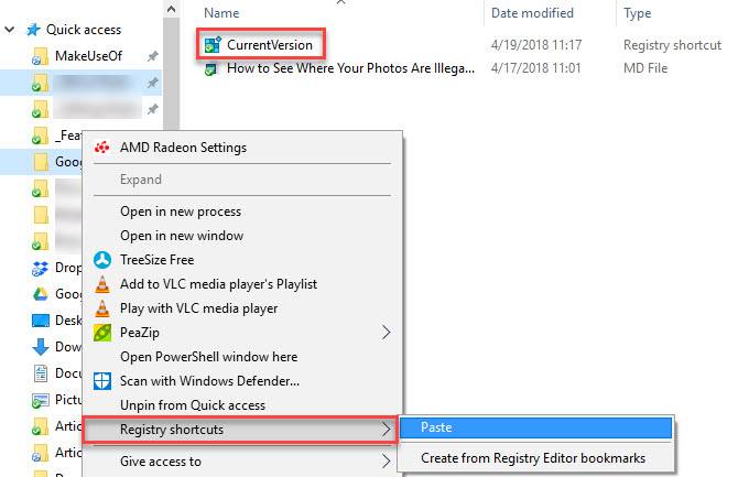 How to Create Shortcuts to Registry Keys in Windows