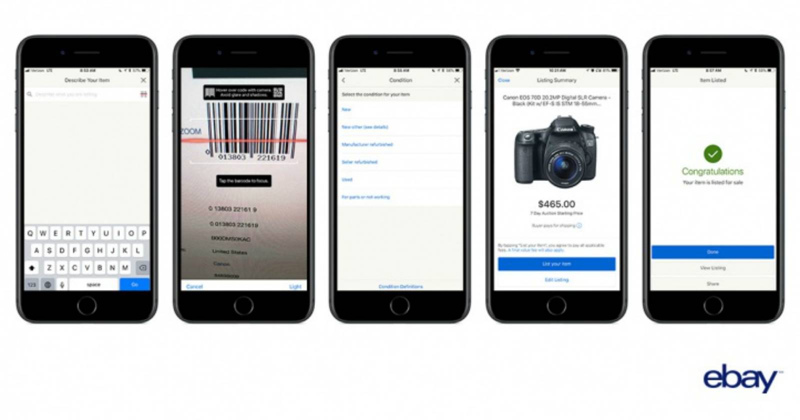 You Can Now List an Item on eBay in Seconds