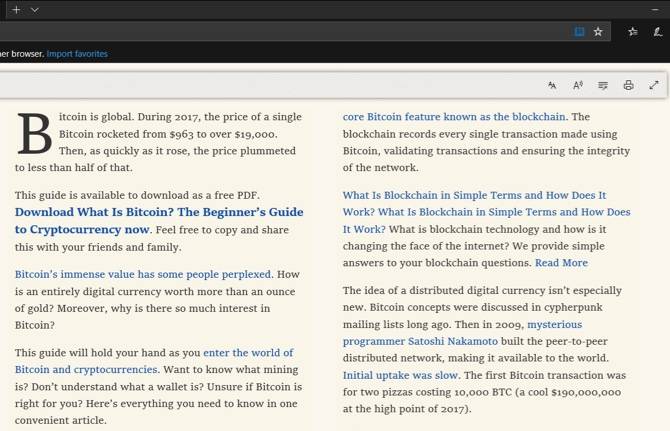 How to Start Using Microsoft Edge's New Reading Mode for Clutter-Free ...