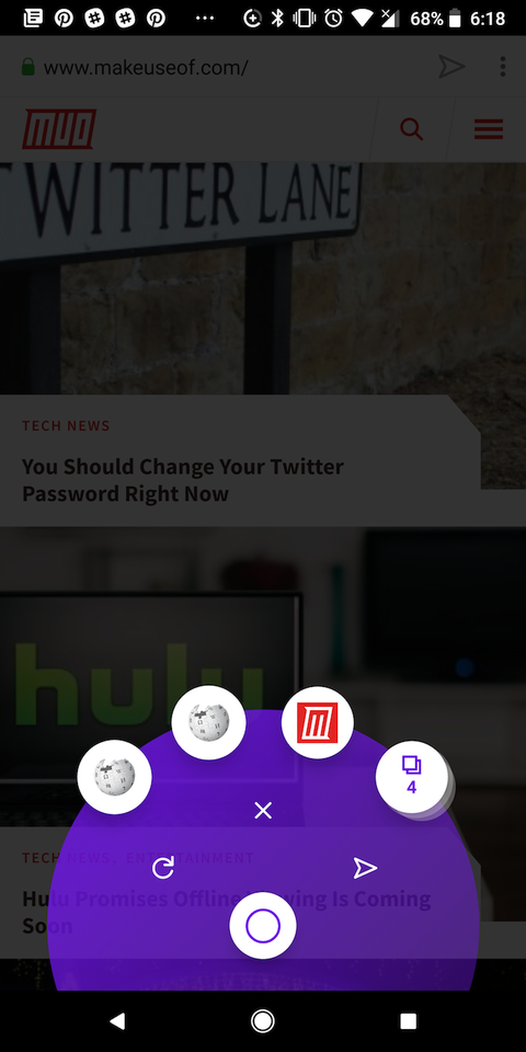 Opera Touch for Android Makes One-Handed Browsing on Larger Screens Easier