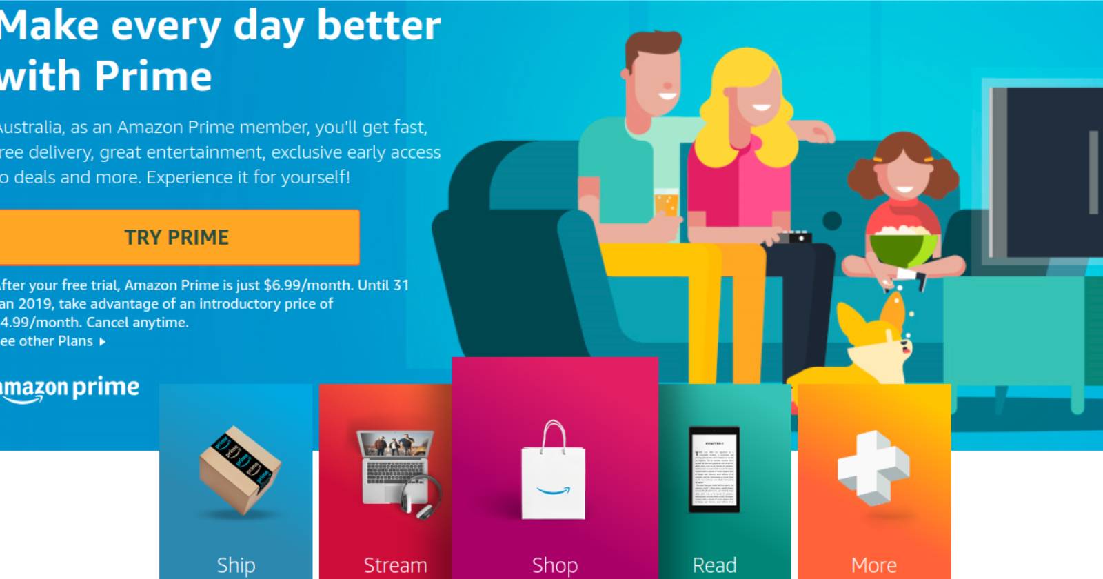 Amazon Prime Is Now Available in Australia
