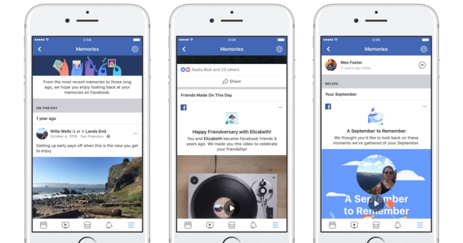 Facebook Launches Memories to Remind You of the Past