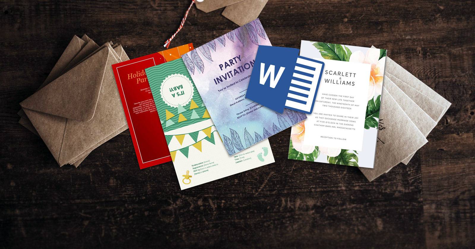 13 Free Templates for Creating Event Invitations in Microsoft Word