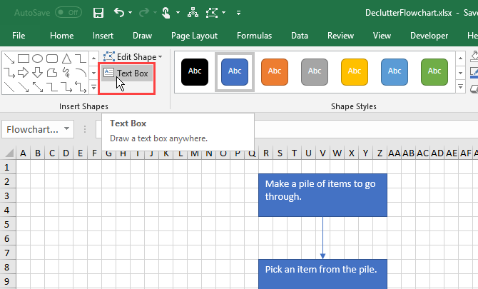 How to Create a Flowchart in Microsoft Excel