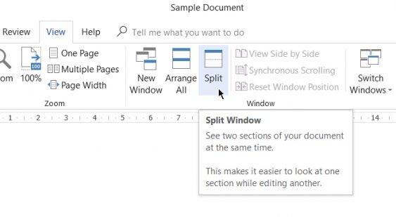 How to Freeze a Part of a Word Document for Easy Reference