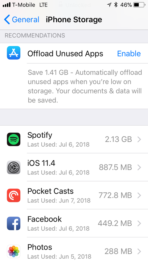 How to List Unused iOS Apps and Offload Them to Reclaim Space