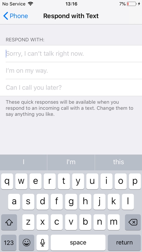 How to Send Canned Text Responses to Phone Calls