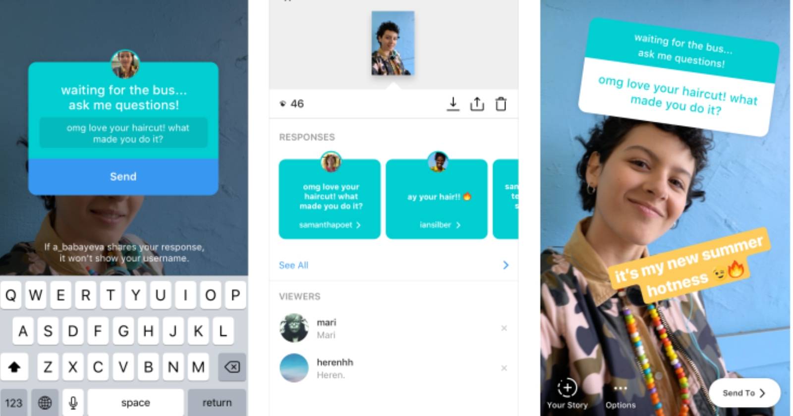 Instagram Adds a Questions Sticker to Stories